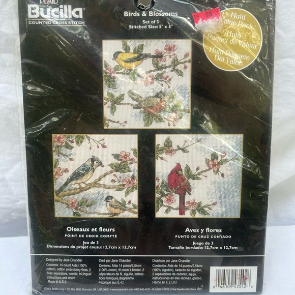 Bucilla | Wall Decor | Bucilla Birds Blossoms Wall Decor Set | Poshmark
